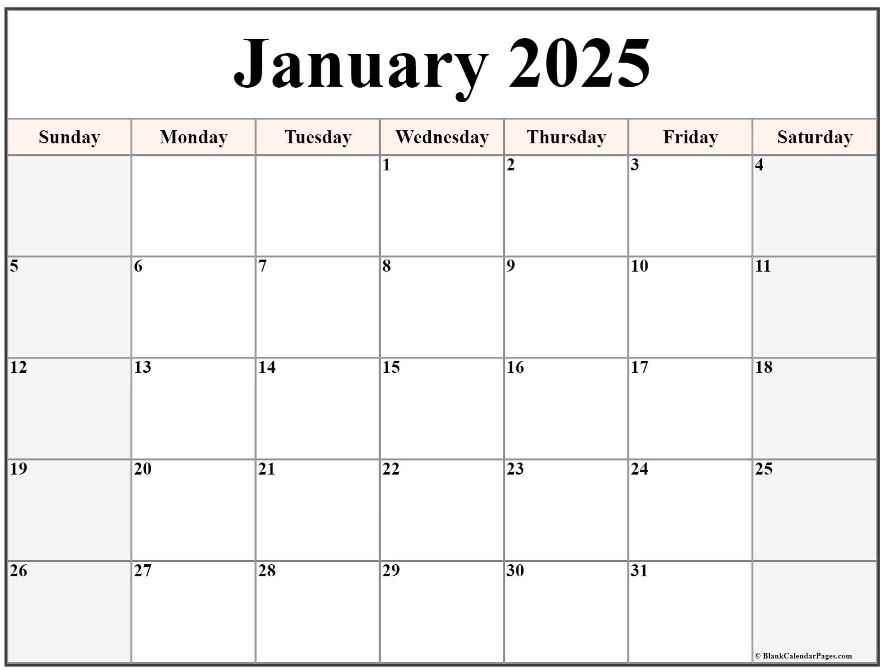 January 2023 Calendar Free Printable Calendar
