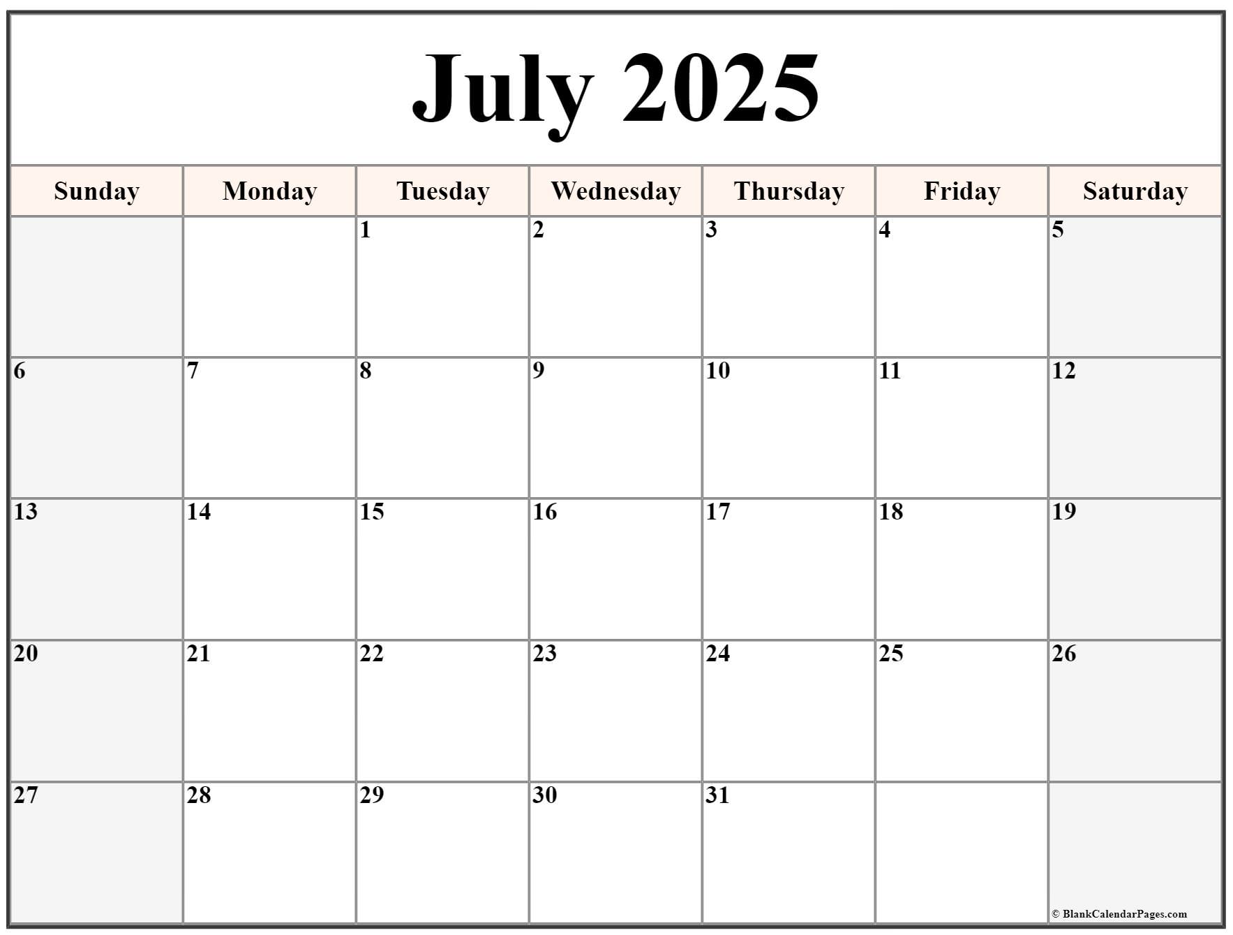 July 2023 Fillable Calendar Printable Blog Calendar Here
