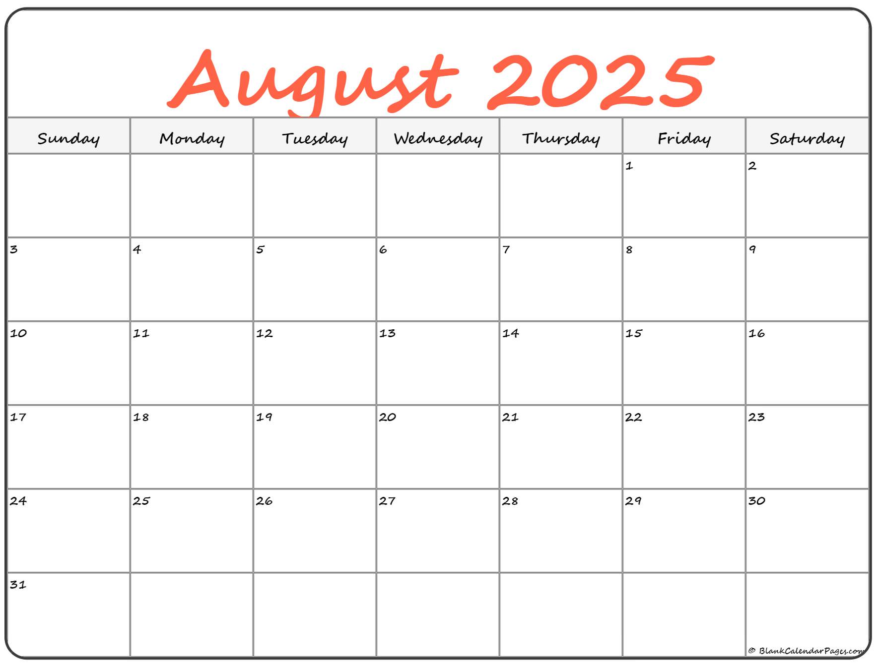 August 2022 Fillable Calendar Printable Calendar 2023
