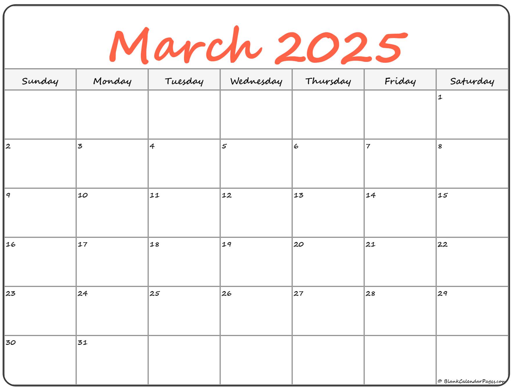 March Fillable Calendar 2023 Printable Blog Calendar Here
