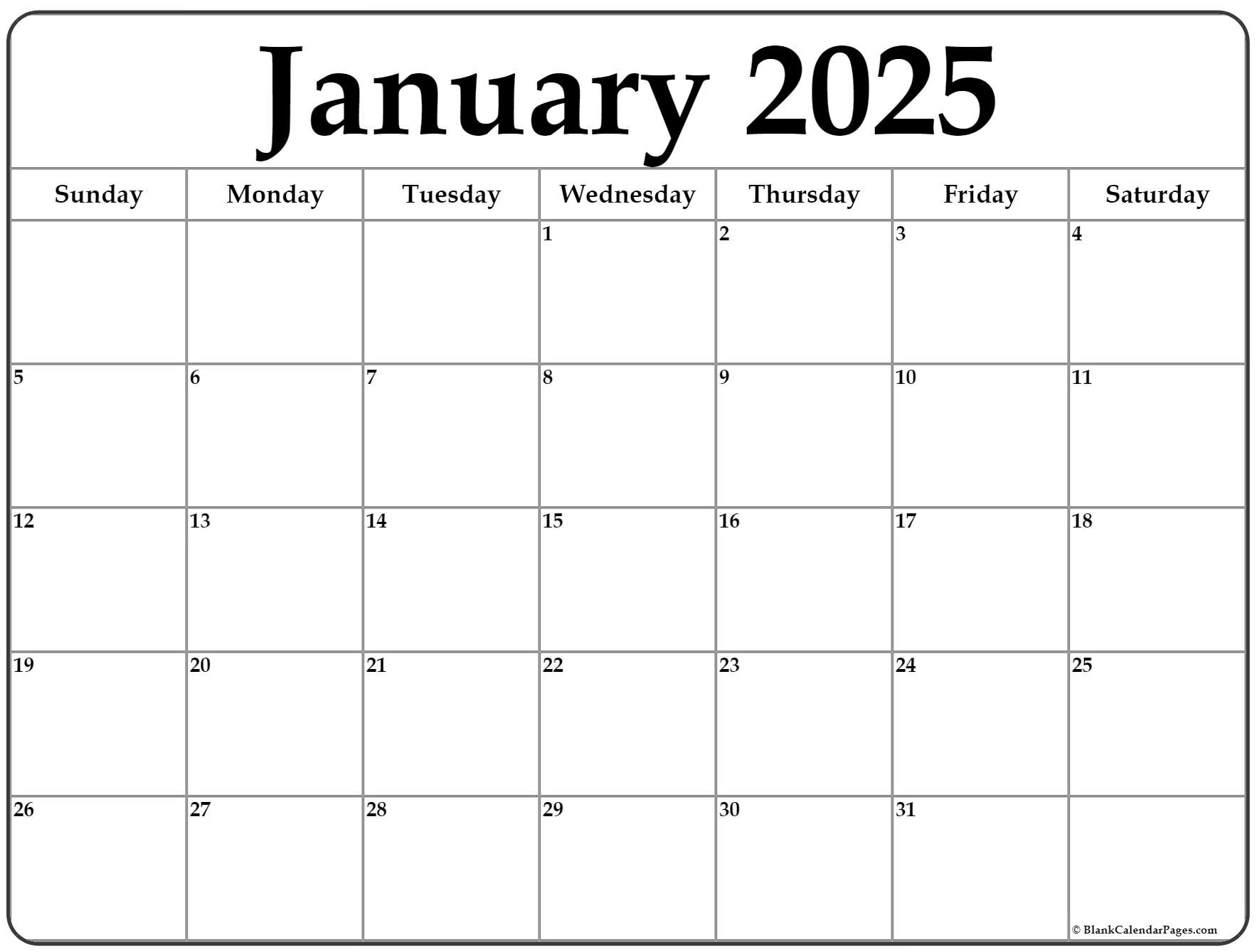 January 2023 Calendar Free Printable Calendar