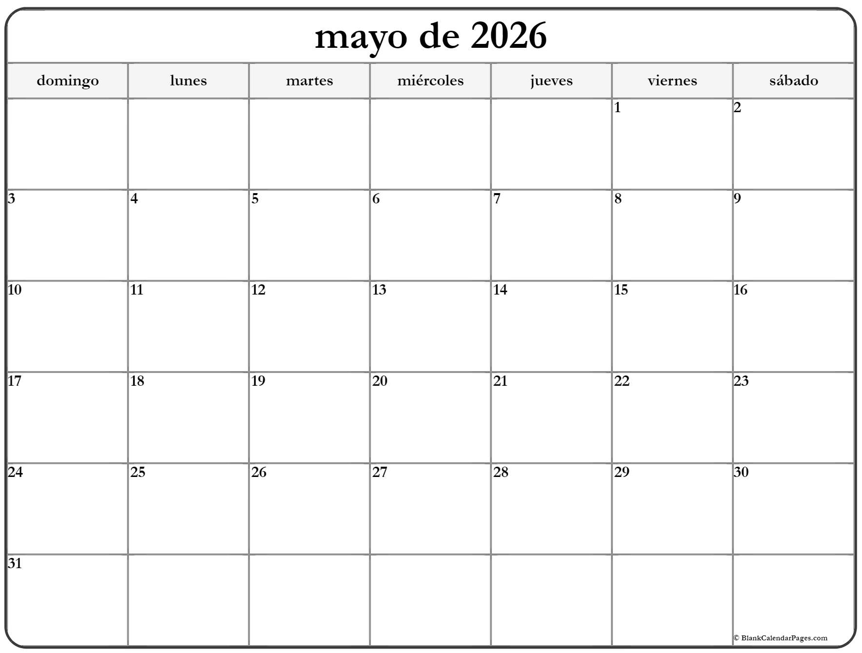 mayo de 2019 calendario gratis | Calendario mayo