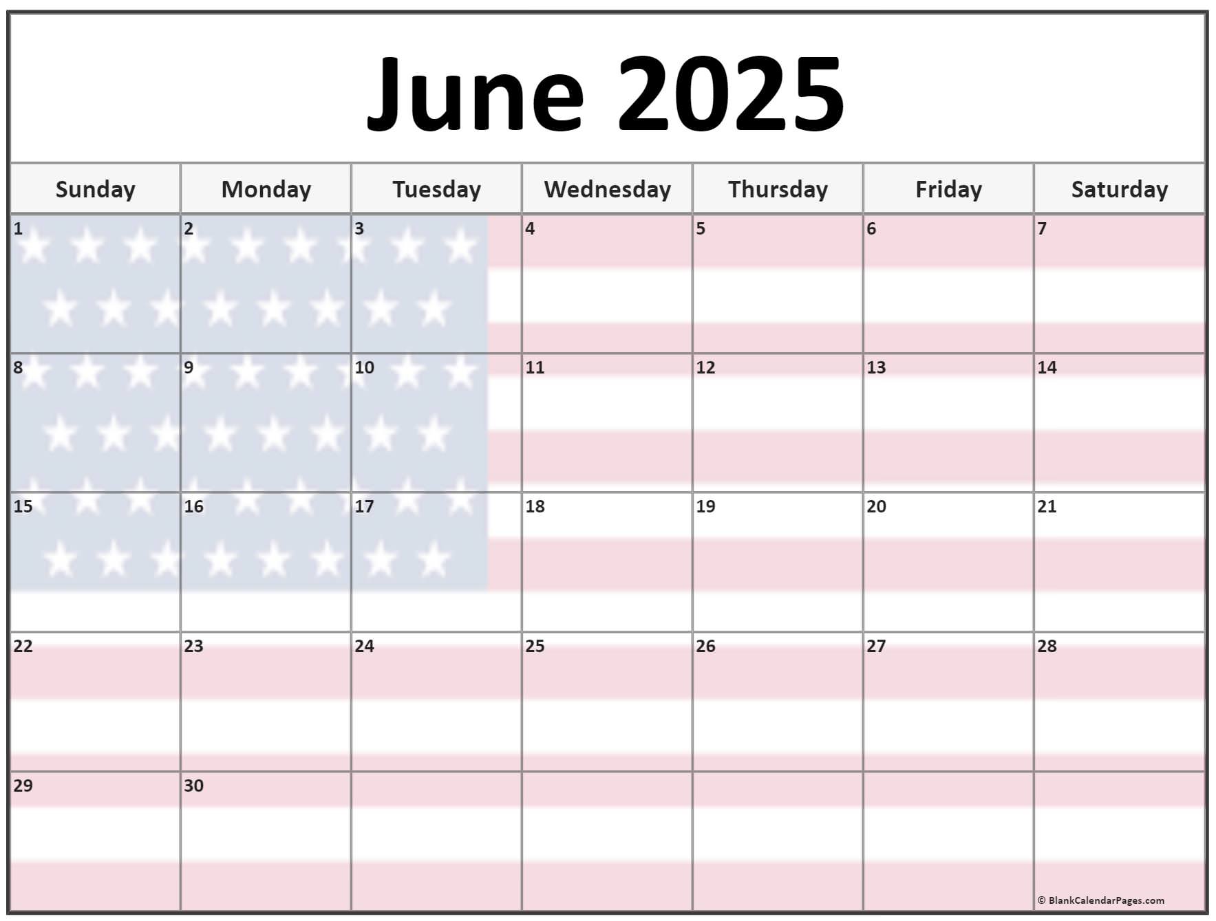 Collection Of June 2023 Photo Calendars With Image Filters 