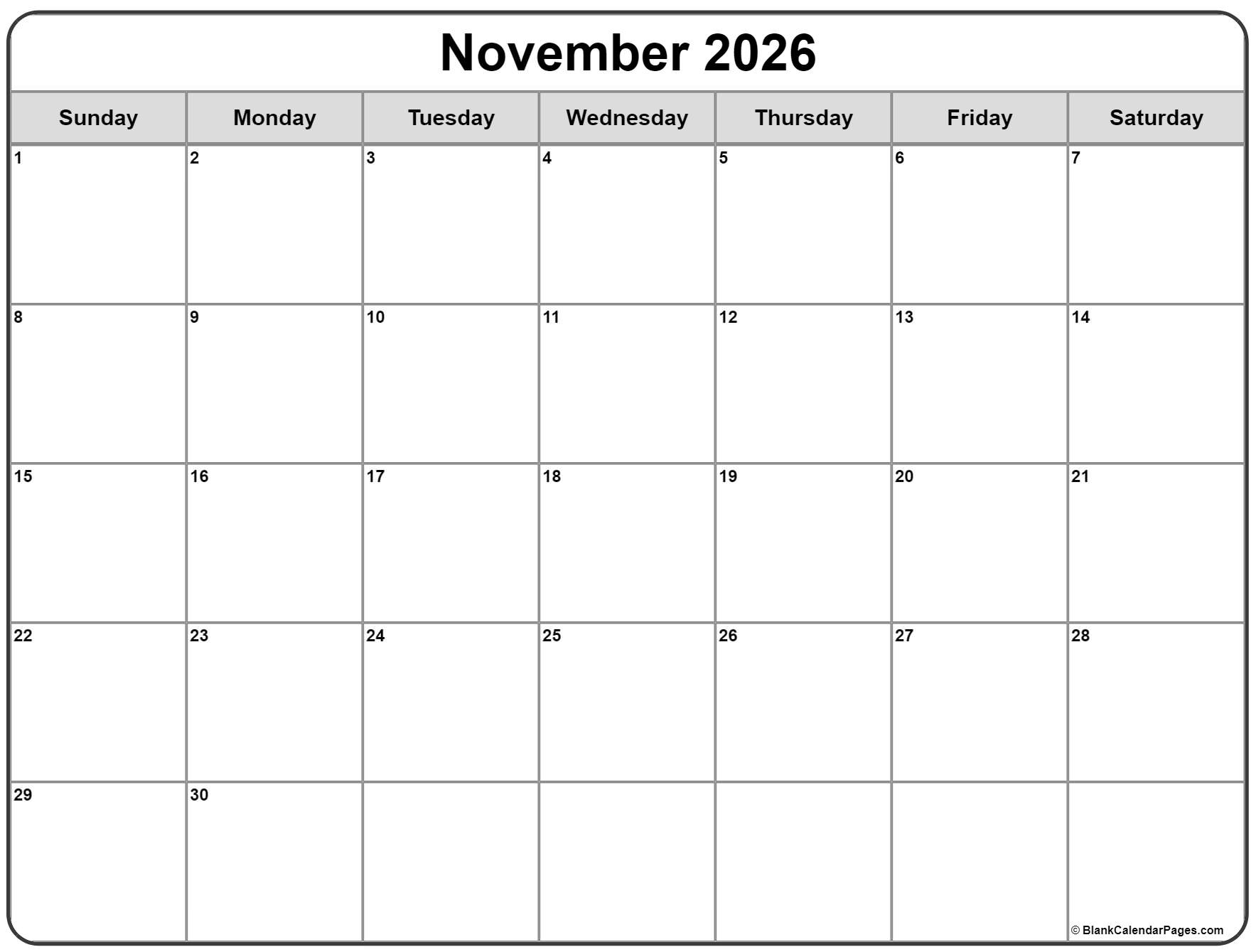 November 2023 Calendar Free Printable Calendar November 2023 Calendar Free Printable Calendar