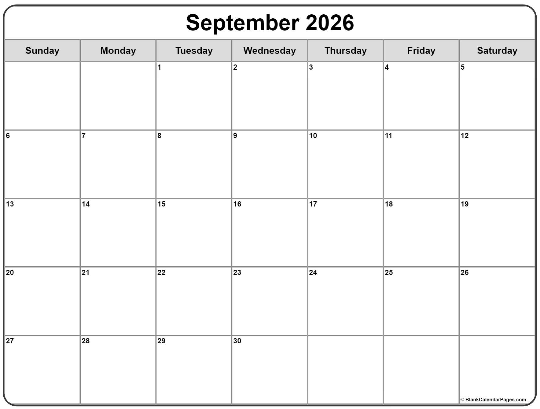 September 2023 Calendar Free Printable Calendar Templates