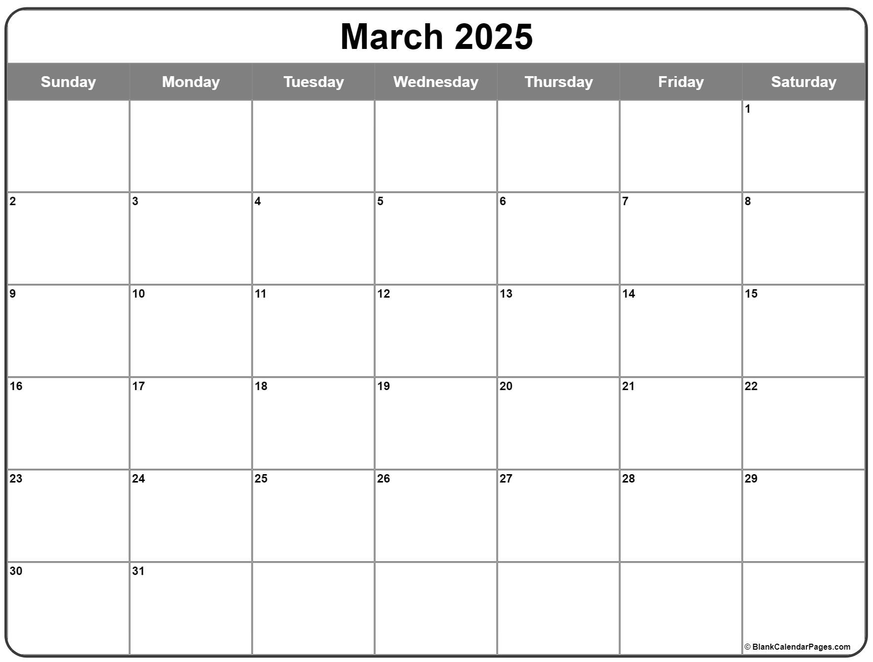 March 2023 Calendar Free Printable Calendar