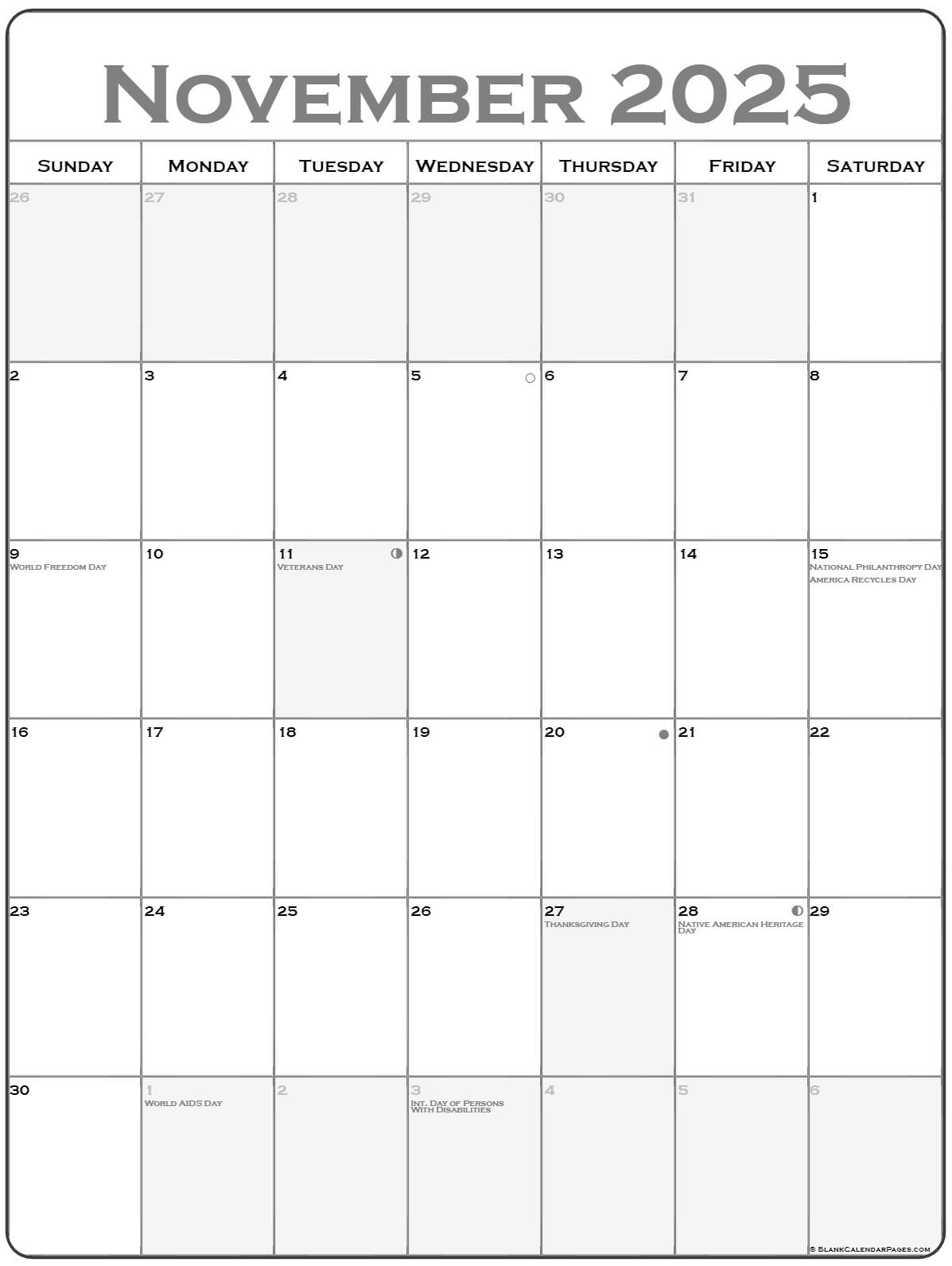 November 2022 Calendar Free Printable Calendar Templates 20 November 